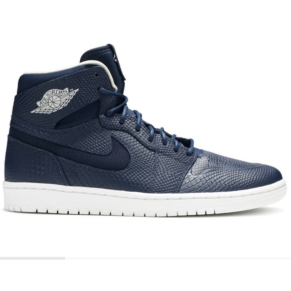 Jordan | Shoes | Nike Air Jordan Retro High Navy Snake Skin 81917647 ...